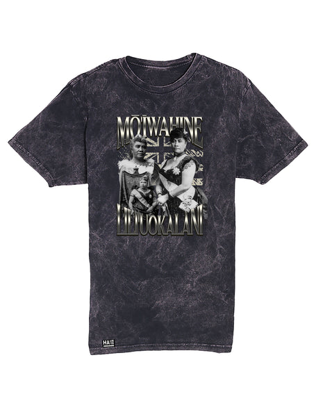 Lili'uokalani Vintage Wash T-Shirt Black – Hae Hawaii