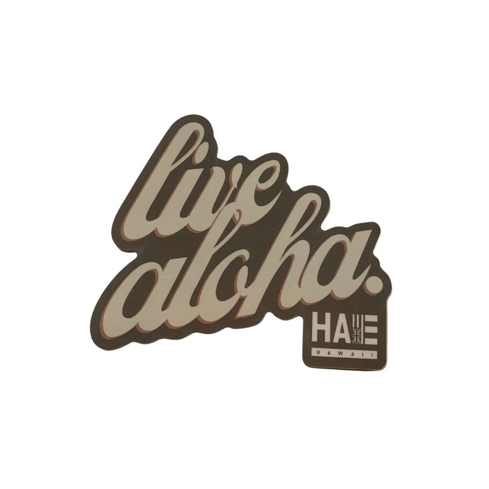 Live Aloha Decal – Hae Hawaii