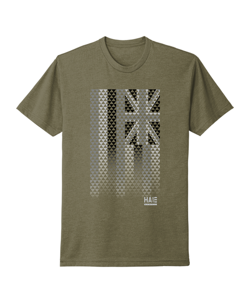 Hae Triangles Olive Green T-Shirt – Hae Hawaii