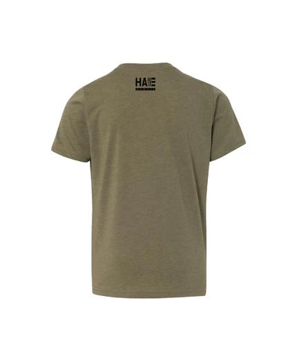 Aloha Aina Keiki Tee Military Green – Hae Hawaii