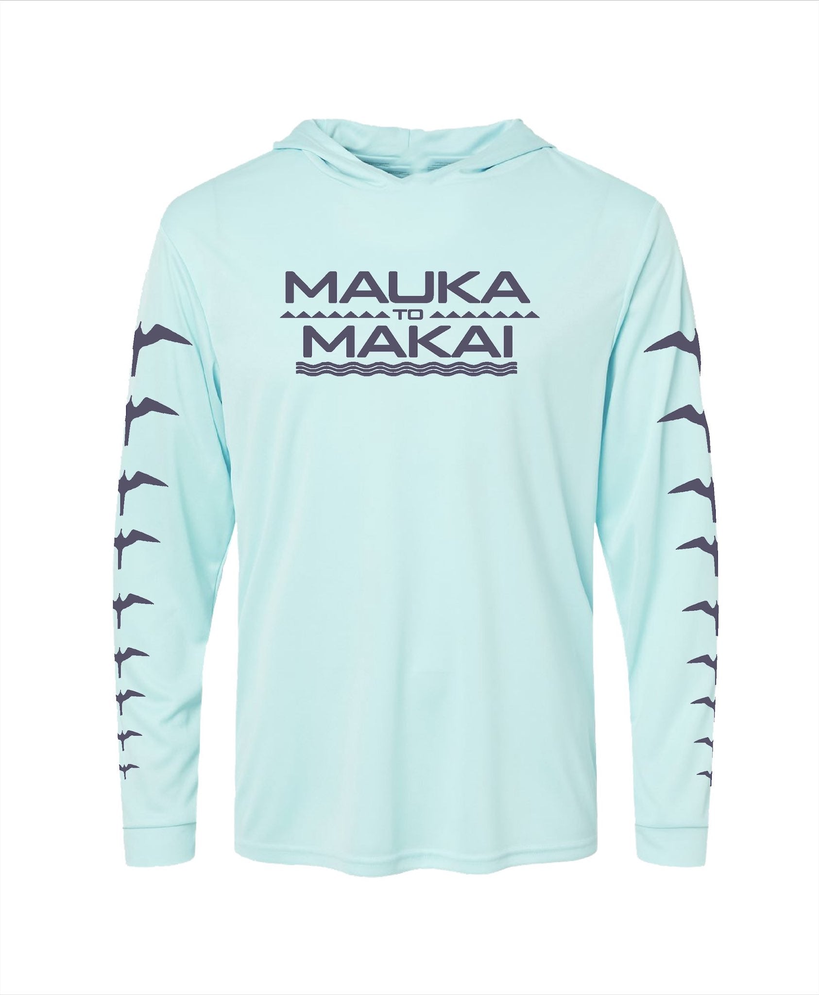 Mauka to Makai Hooded Long Sleeve Drifit – Hae Hawaii